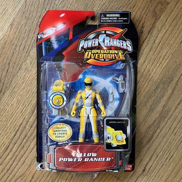 Bandai Namco | Toys | Power Rangers Operation Overdrive Yellow Ranger ...